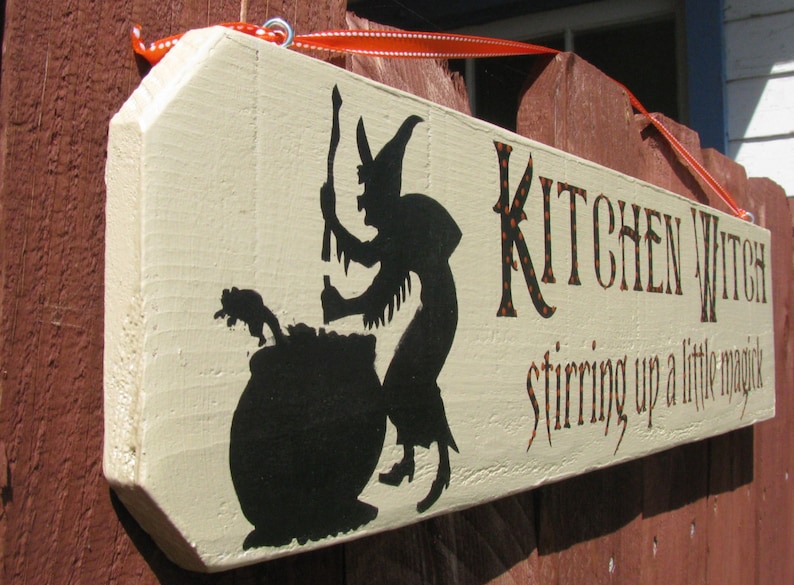Halloween Witch Kitchen Sign - Etsy