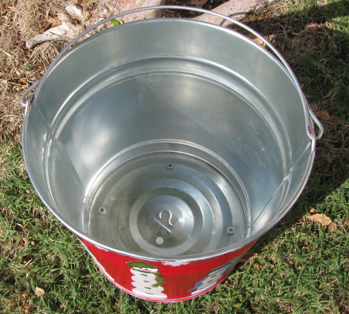 Snowman Bucket | Etsy