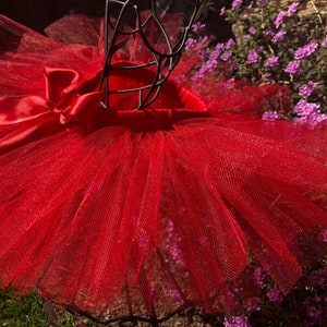 Red Tulle Tutu - Etsy