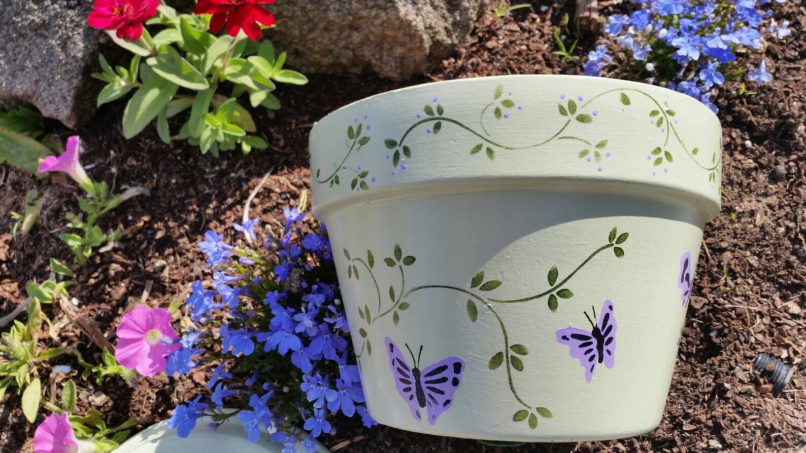 Butterfly Flower Pot - Etsy