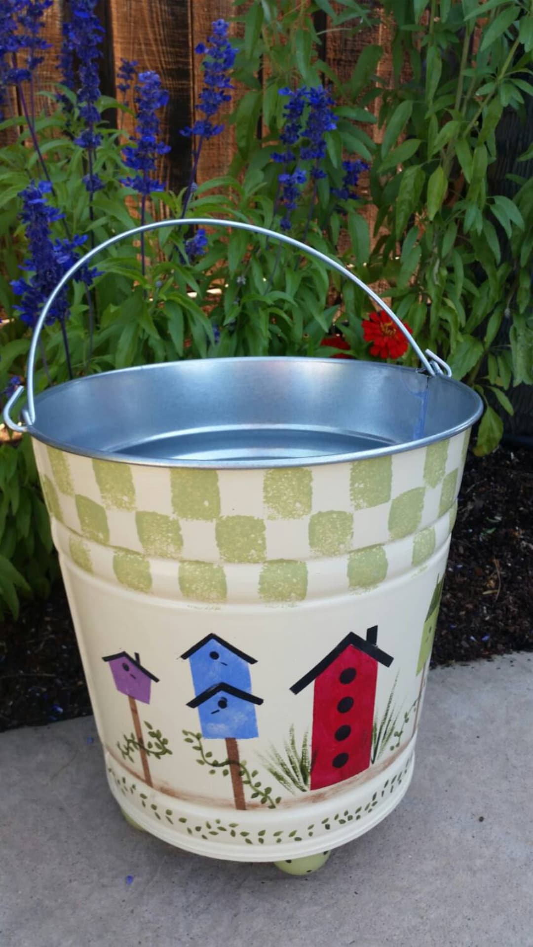 Bird House Bucket - Etsy