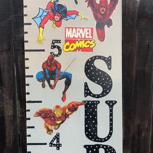 Super Hero Growth Board - Etsy