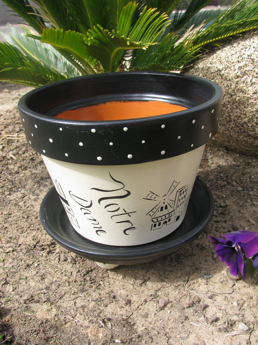 Paris Flower Pot - Etsy