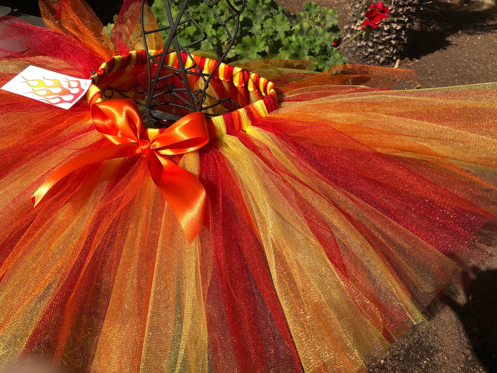 Flaming Fire Tutu - Etsy