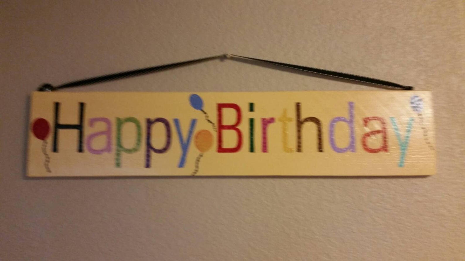 Happy Birthday Sign - Etsy