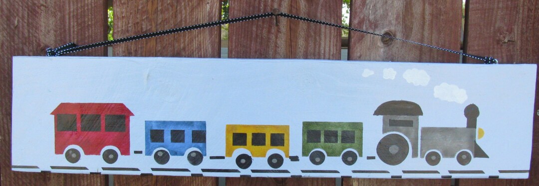 Train Sign - Etsy