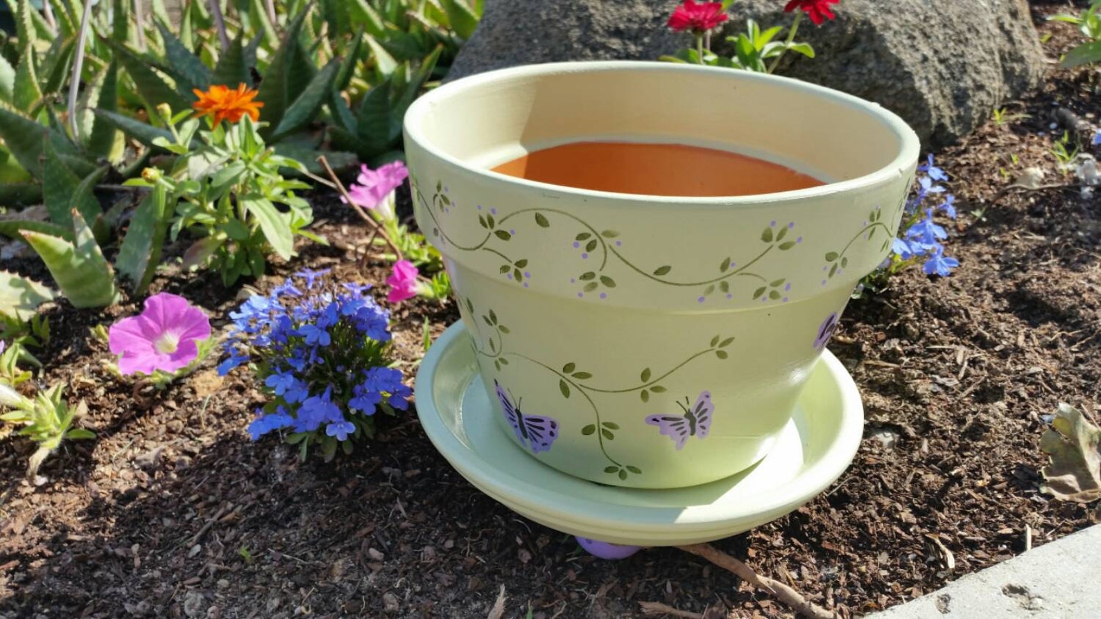 Butterfly Flower Pot - Etsy