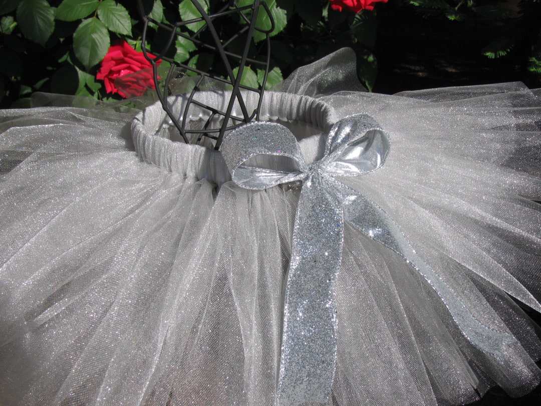 Silver Sparkle Tutu - Etsy