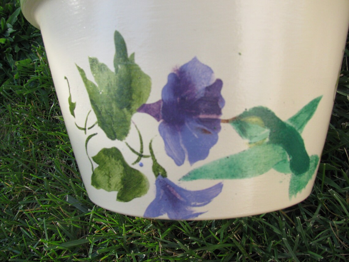 Hummingbird Flower Pot - Etsy