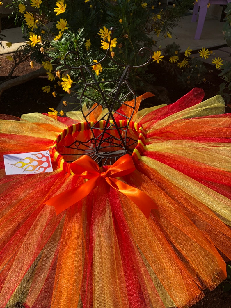 Flaming Fire Tutu - Etsy