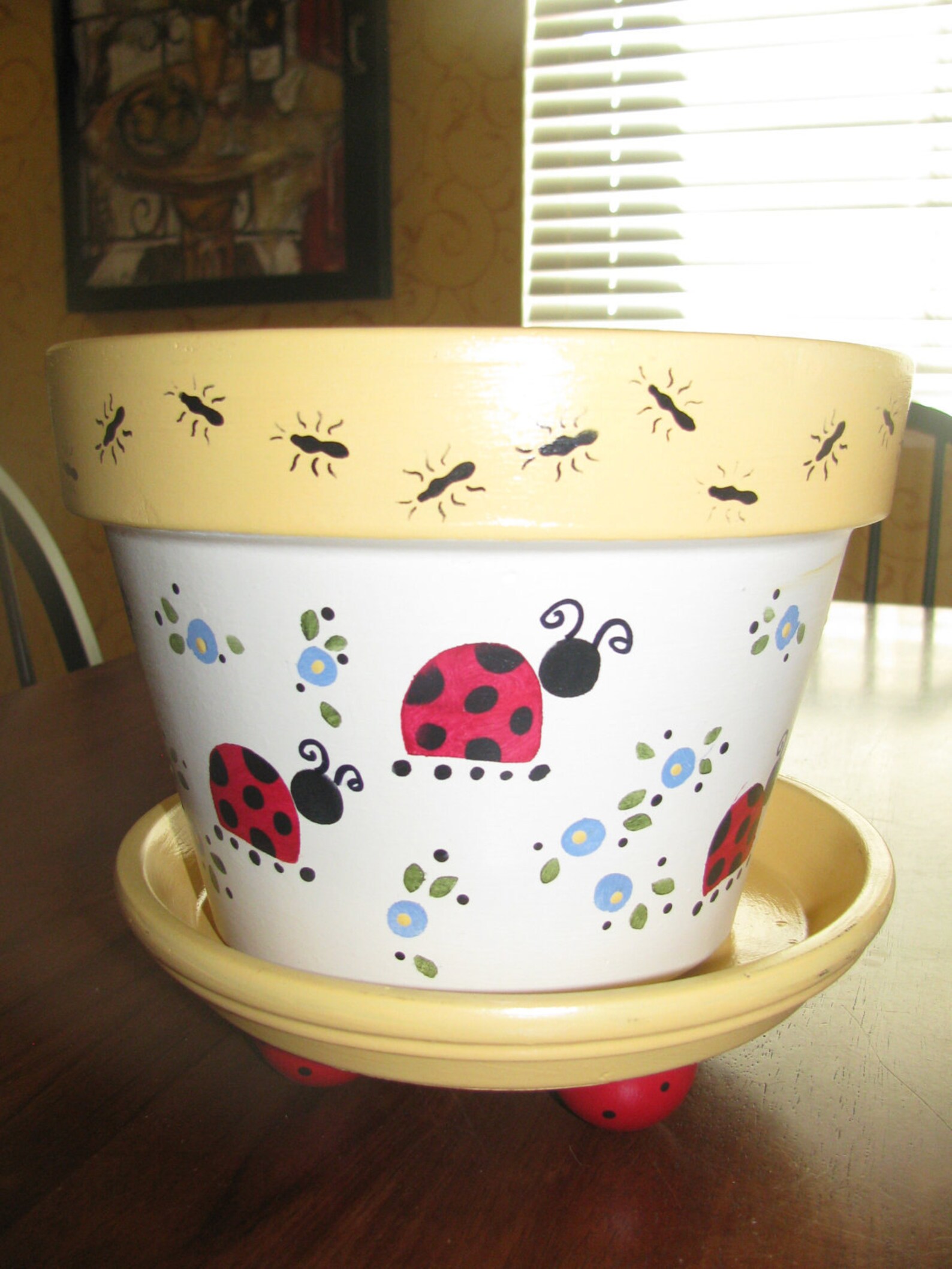 LADYBUG Flower Pot - Etsy