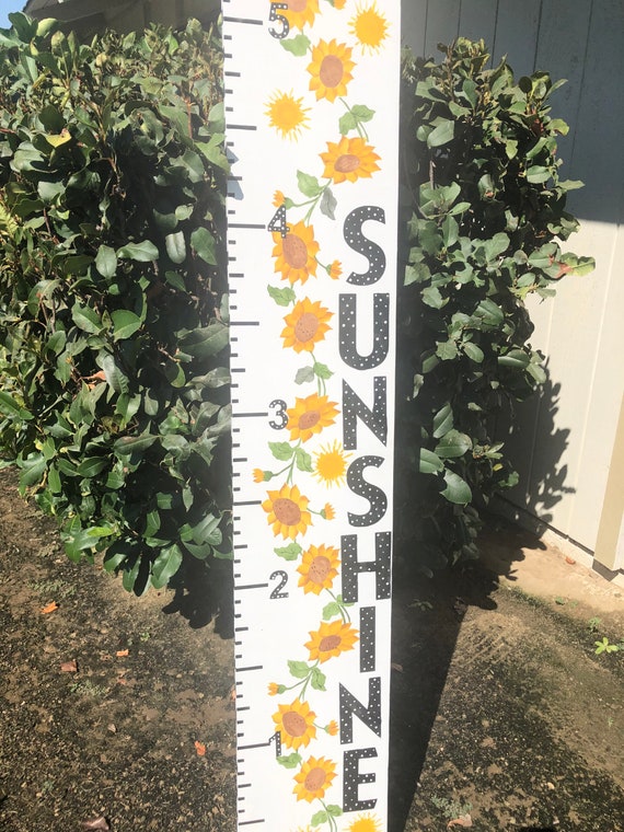 Sunflower Growth Board - Etsy