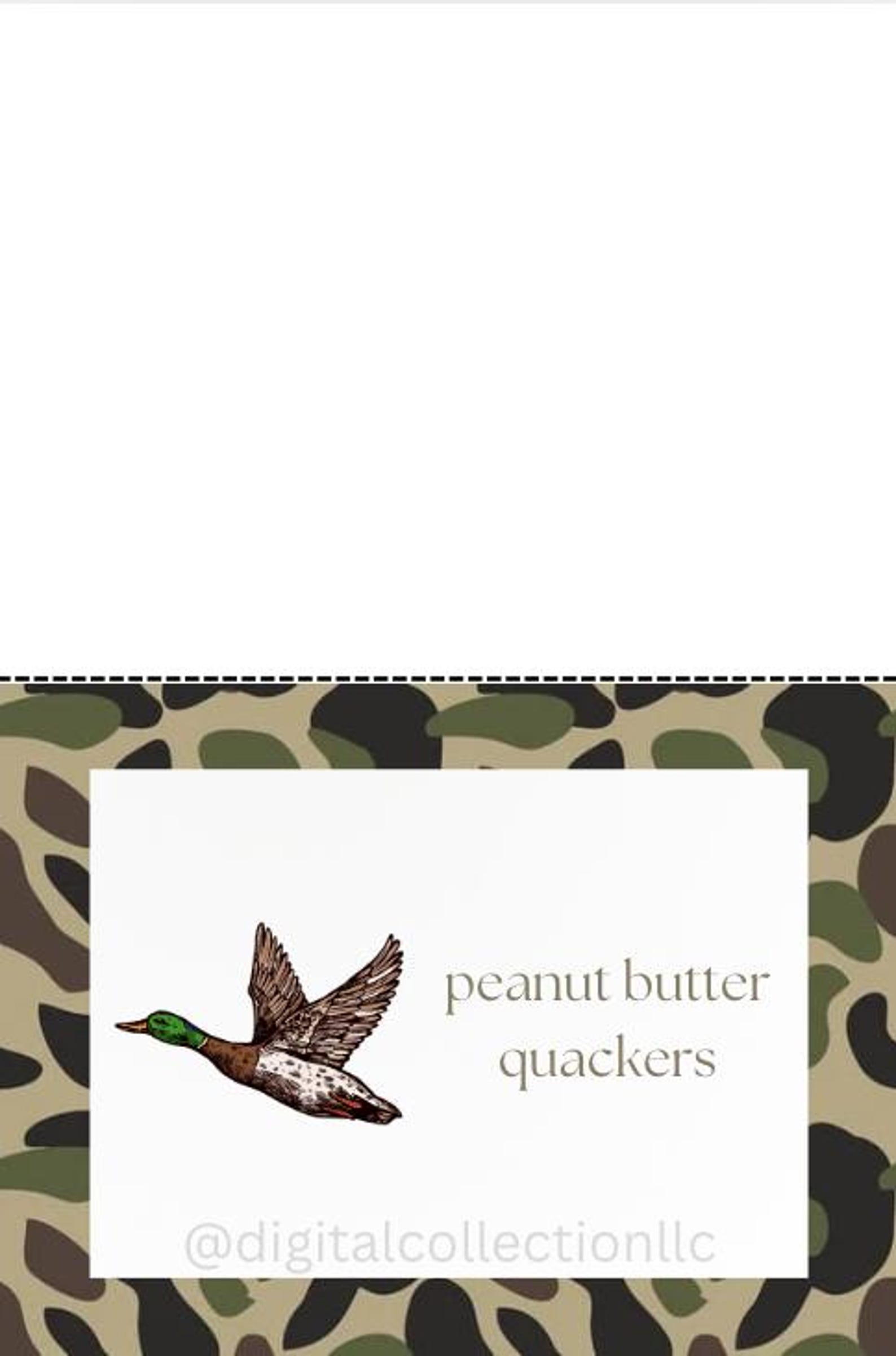 Editable Mallard Duck Label, Rustic Mallard Duck Food Tent Labels ...