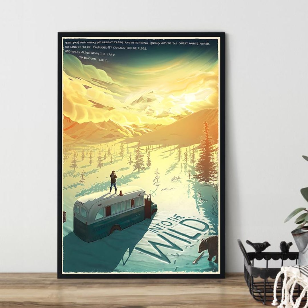 Into the Wild Movie Poster, Limited Edition Collectible, Canvas Prints ...