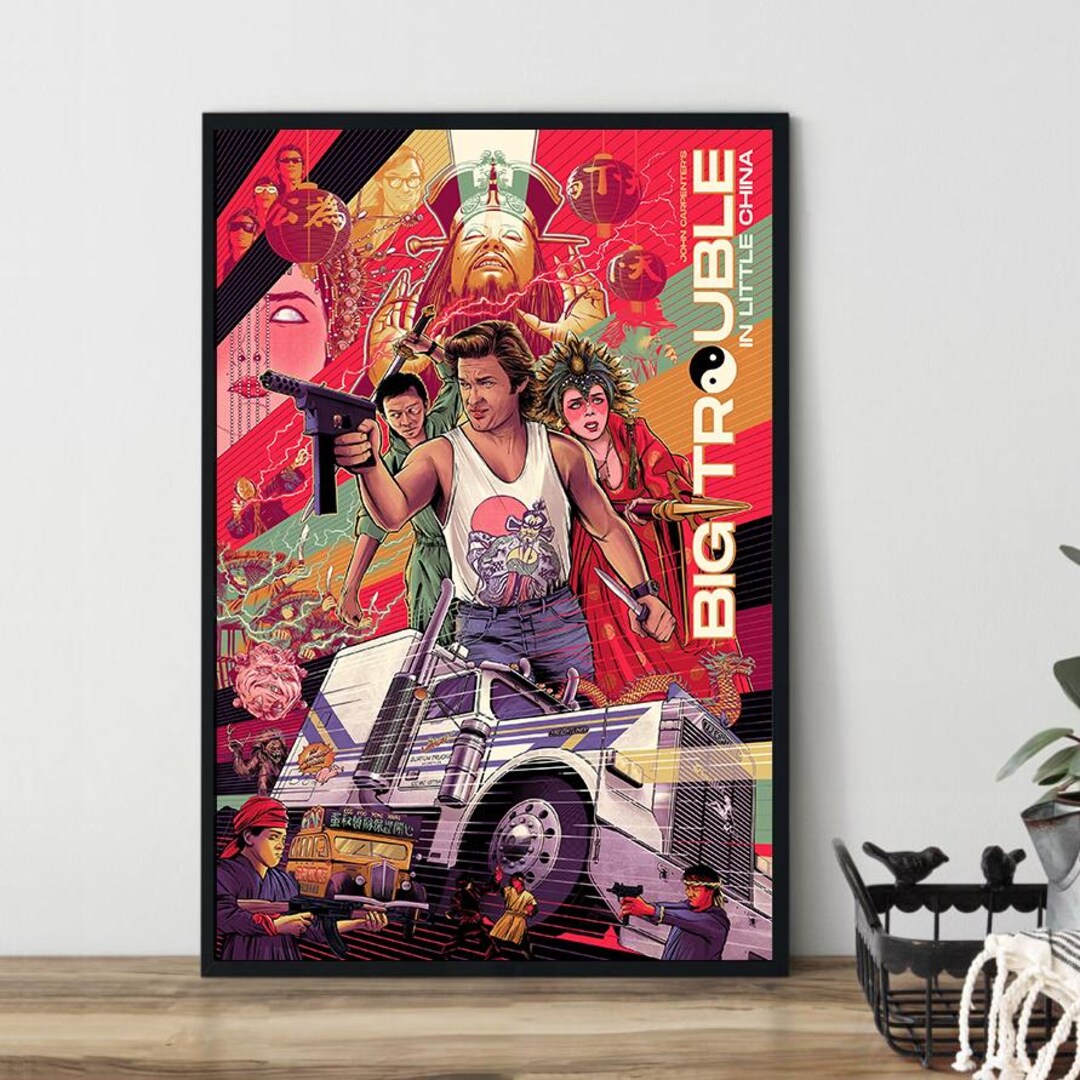 Big Trouble in Little China Movie Poster, Limited Edition Collectible ...