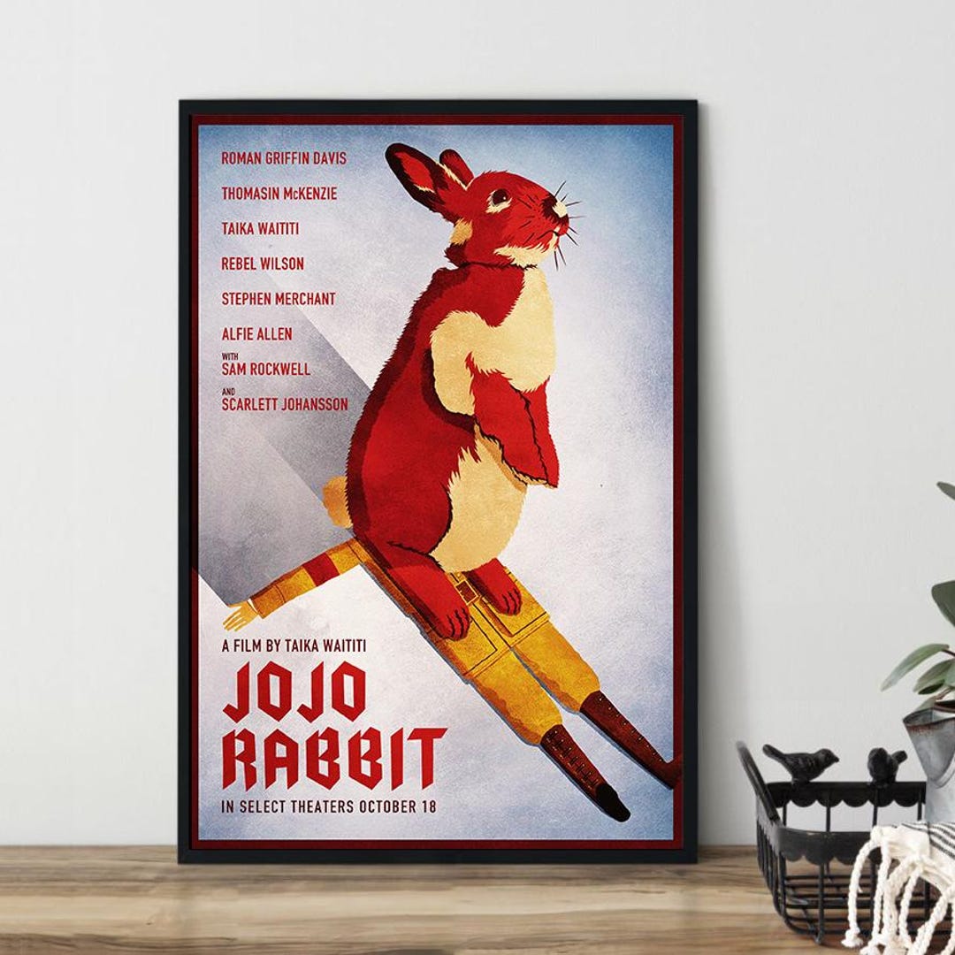 Jojo Rabbit Movie Poster, Limited Edition Collectible, Canvas Prints ...