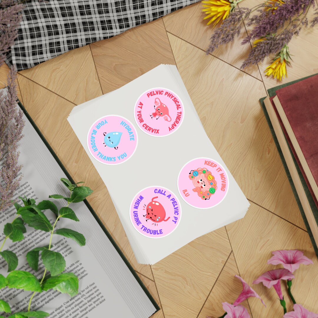 Pelvic PT Sticker Sheet Bundle, 10pcs - Etsy