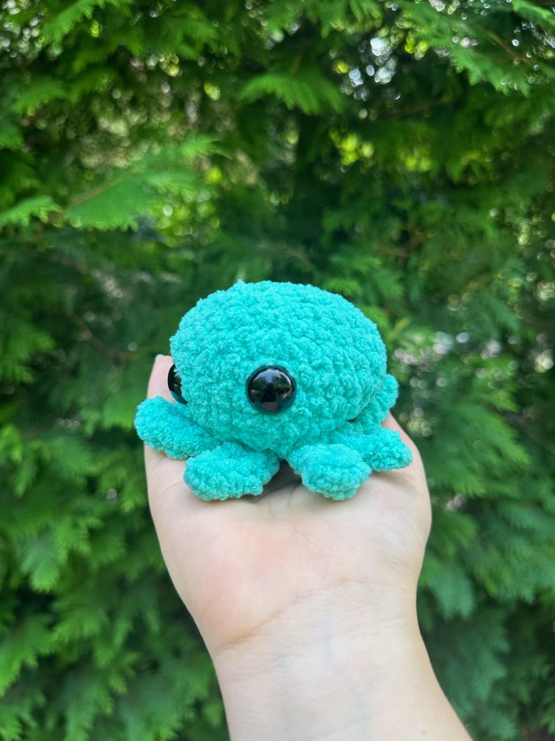 Crocheted Octopus Plushie - Underwater Adventure Companion - Etsy