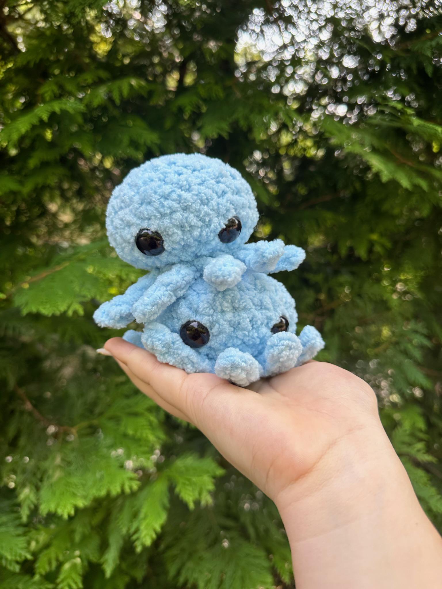 Crocheted Octopus Plushie - Underwater Adventure Companion - Etsy