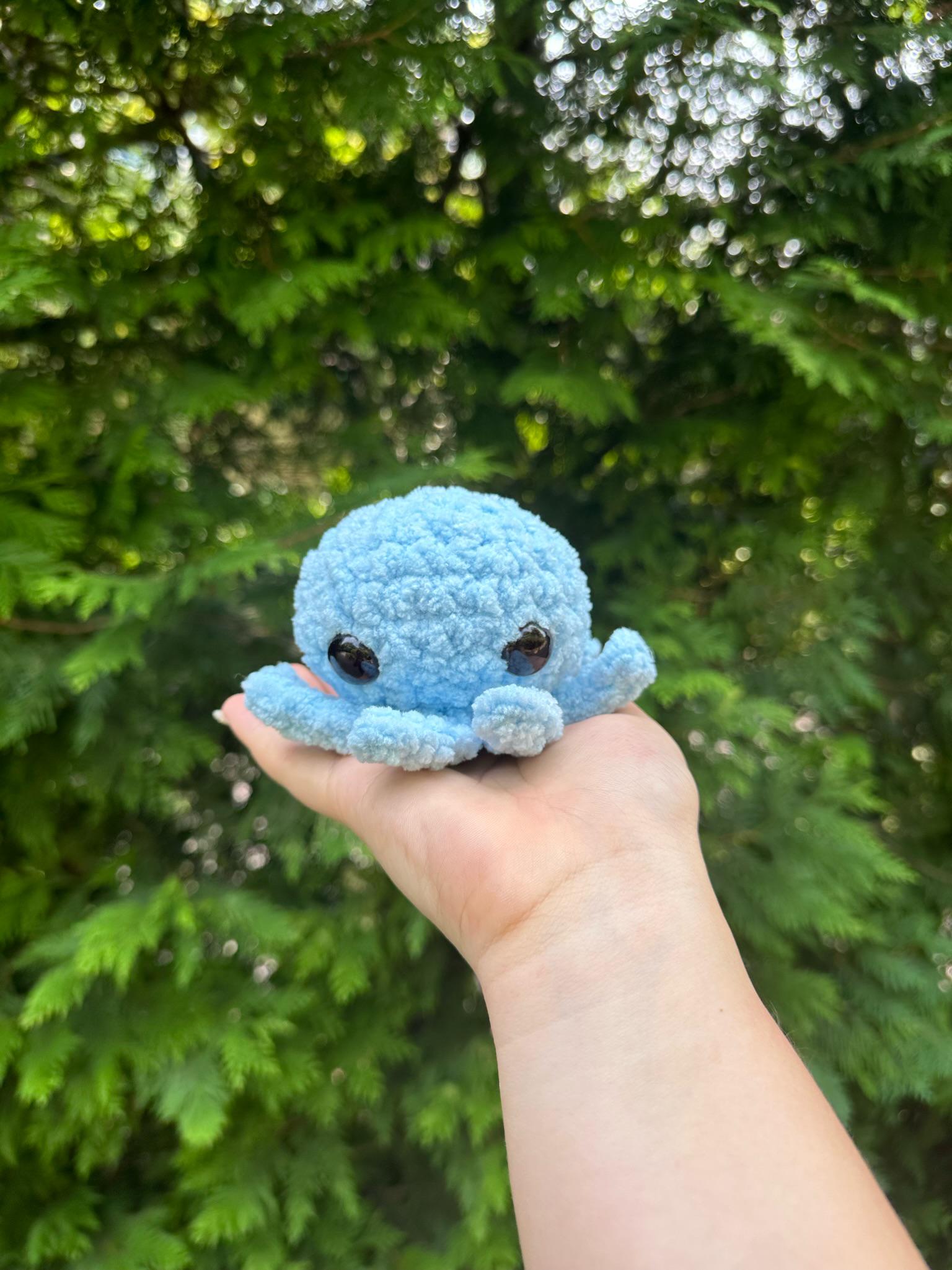 Crocheted Octopus Plushie - Underwater Adventure Companion - Etsy
