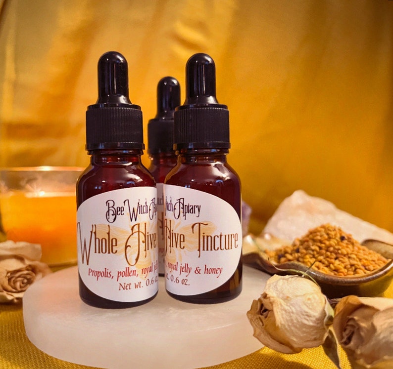 Whole Hive Tincture - Honey Bee Medicine With Propolis, Pollen, Royal ...