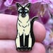 Twitch Hard Enamel Pin of Siamese Cat - Etsy