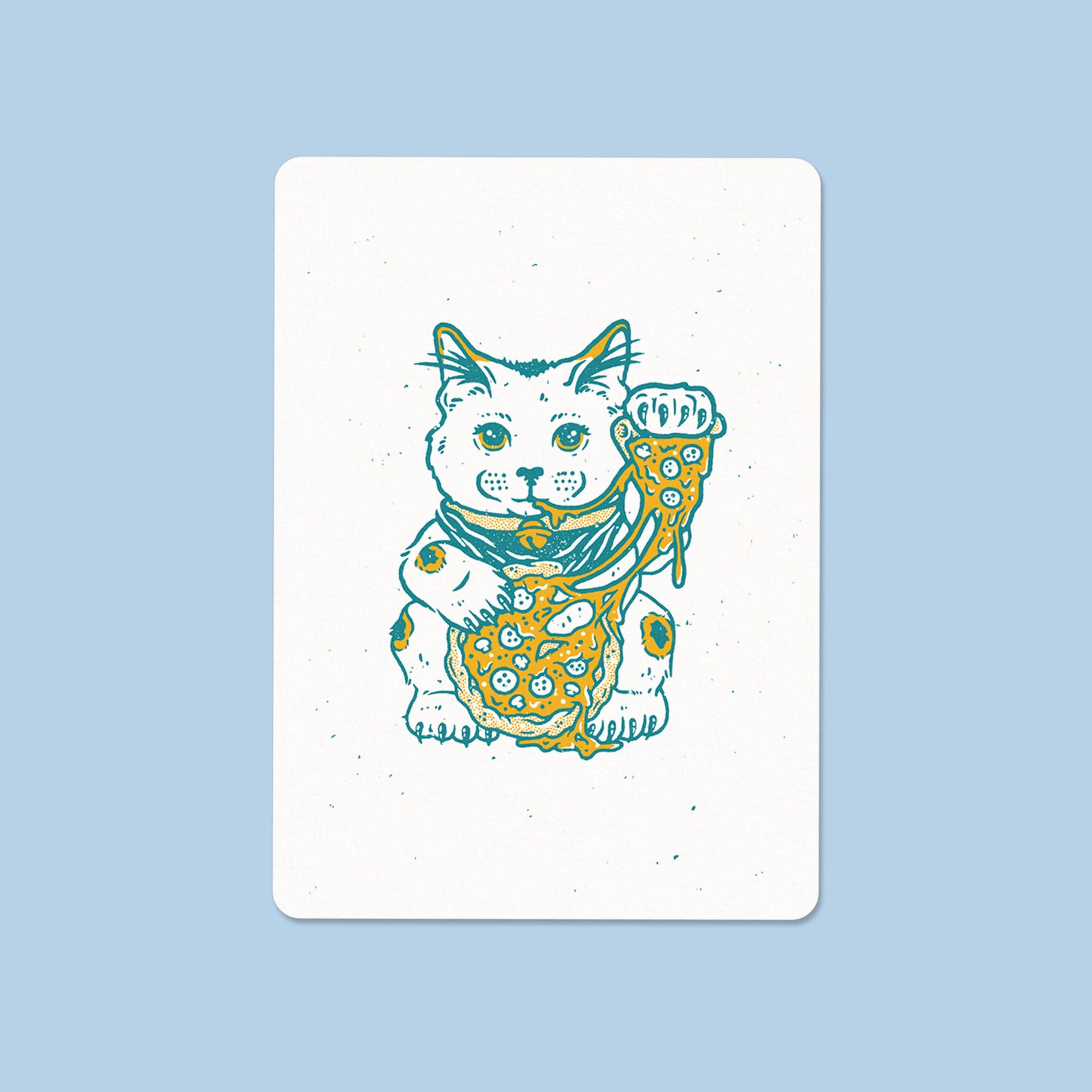 Pizza Postcard Pack! Four Pizza Postcards! - Etsy