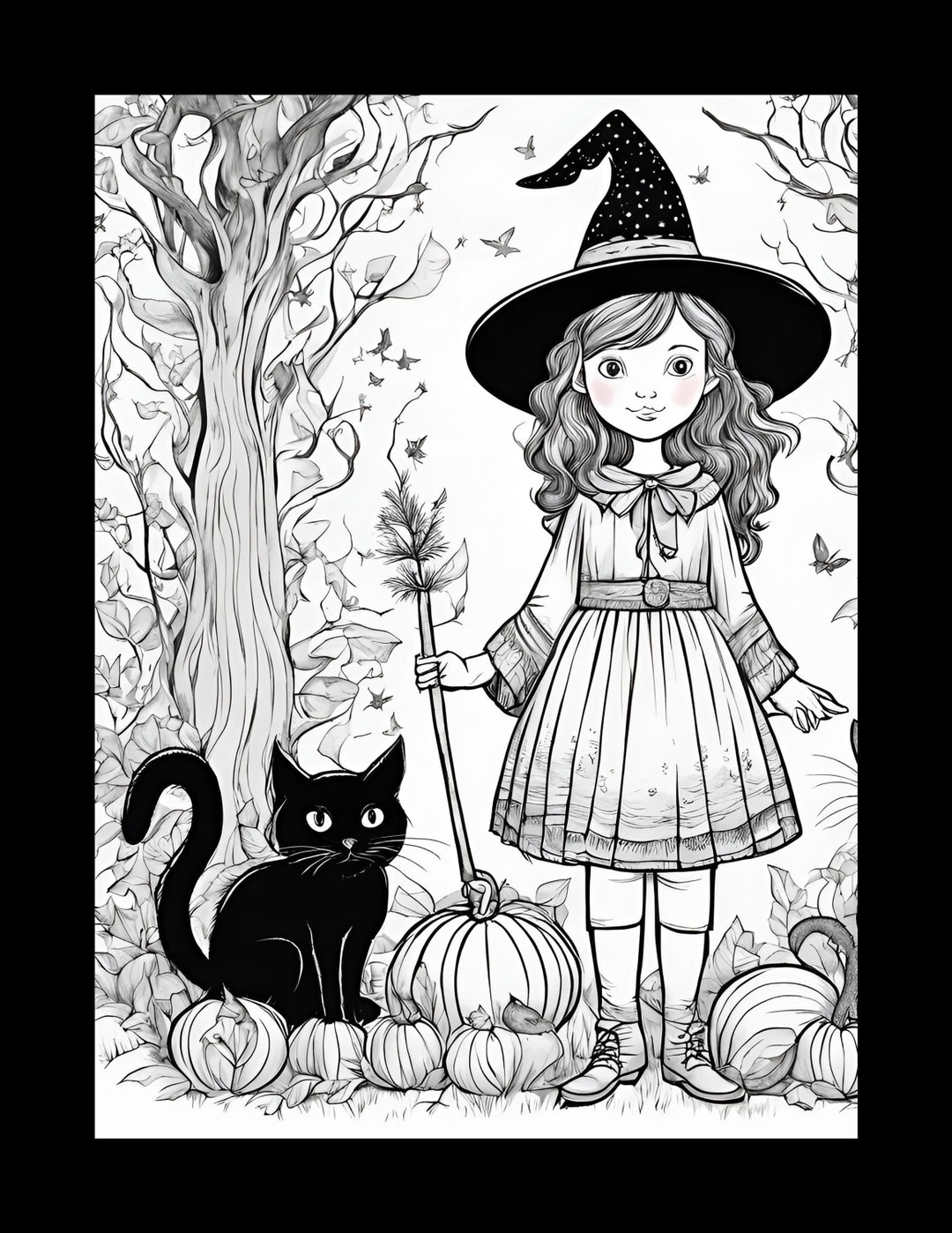 12 Fun Kids Halloween Coloring Pages Printable Halloween Activity for ...