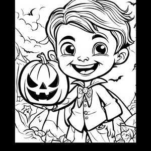 12 Fun Kids Halloween Coloring Pages Printable Halloween Activity for ...