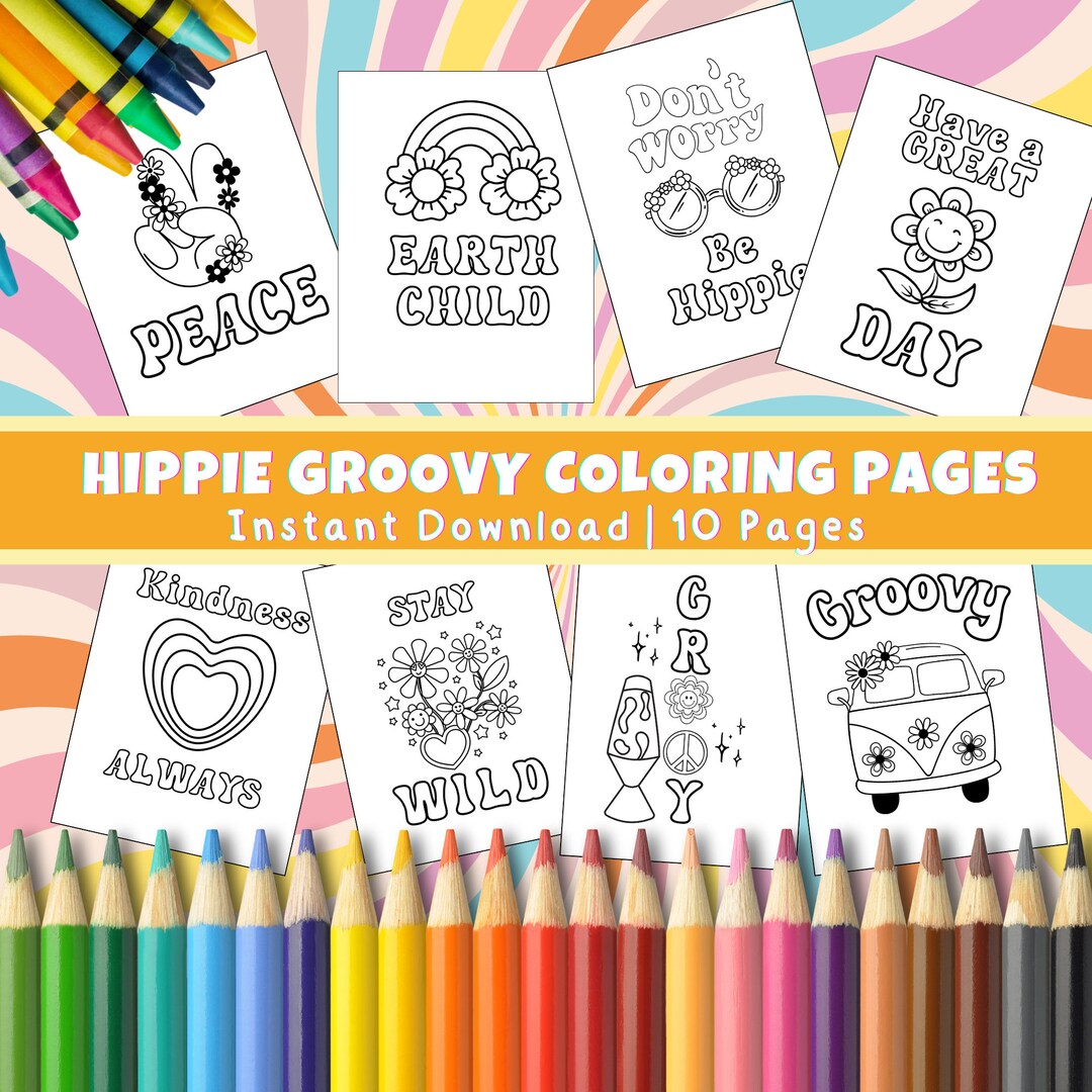 Too Groovy | • Instant Download | Printable Pdf 10 M| Groovy Birthday ...