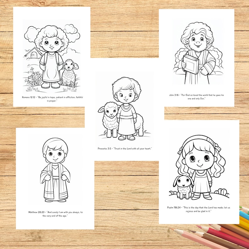 Bible Verse Coloring Pages | Christian Preschool & Sunday School ...