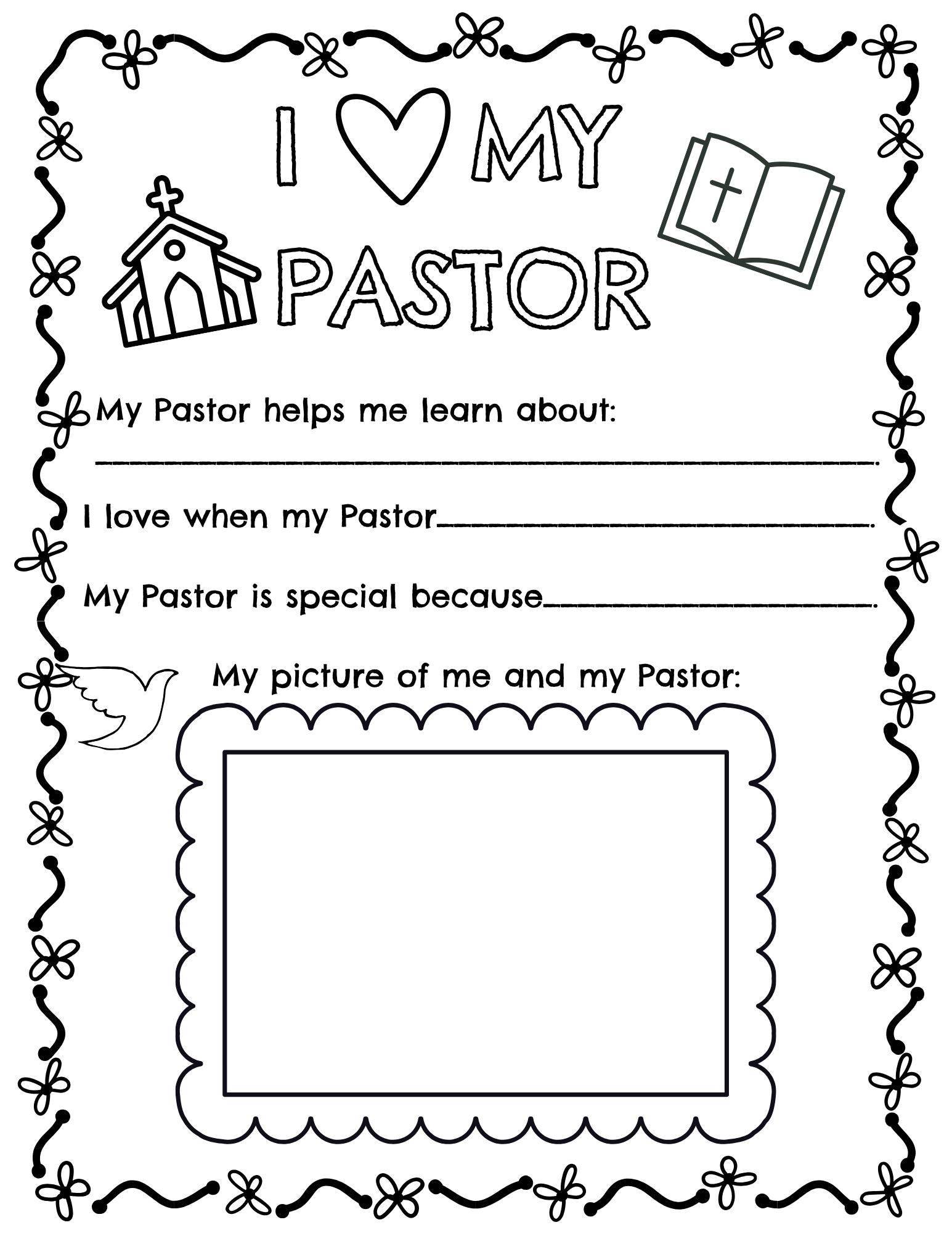 Pastor Appreciation Gift Printable Pastor Appreciation Week Gift Thank ...