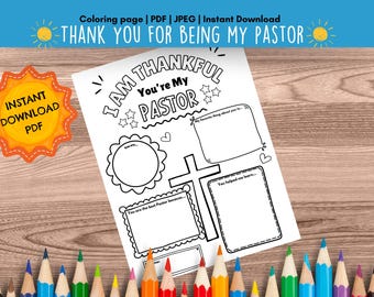 Pastor Appreciation Printable Pastor Appreciation Month Gift Thank You ...