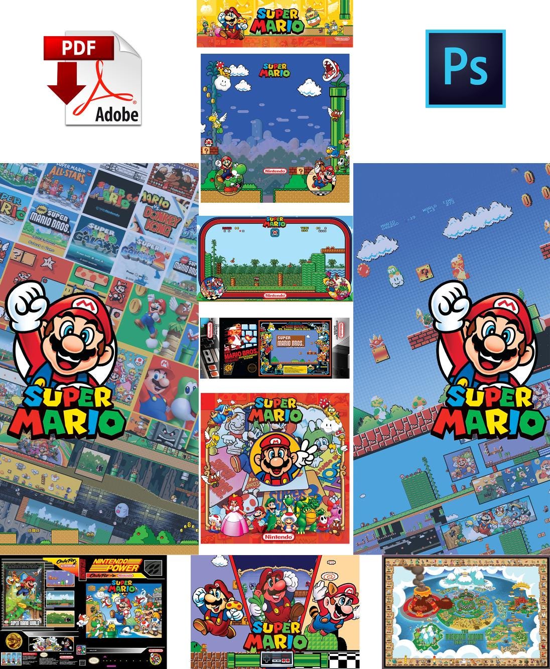Arcade1up Super Mario Theme Custom Artwork - Etsy