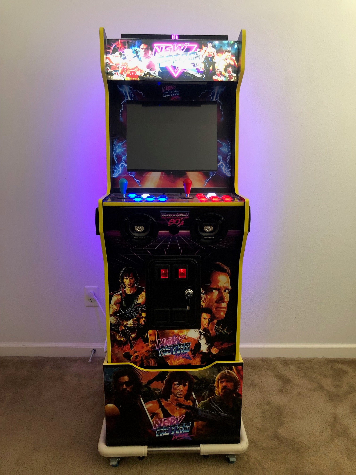 Arcade1up 80's Theme Custom Artwork - Etsy