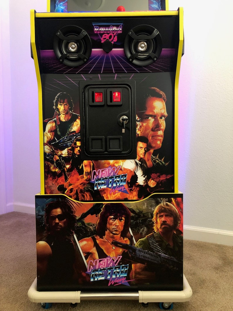 Arcade1up 80's Theme Custom Artwork - Etsy