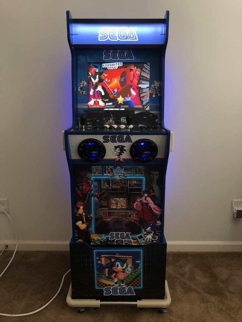Arcade1up Sega Theme Custom Artwork - Etsy