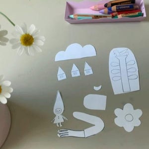 Dreamy Adventure DIY Pop up Craft for Kids, Printable Pop Story - Etsy