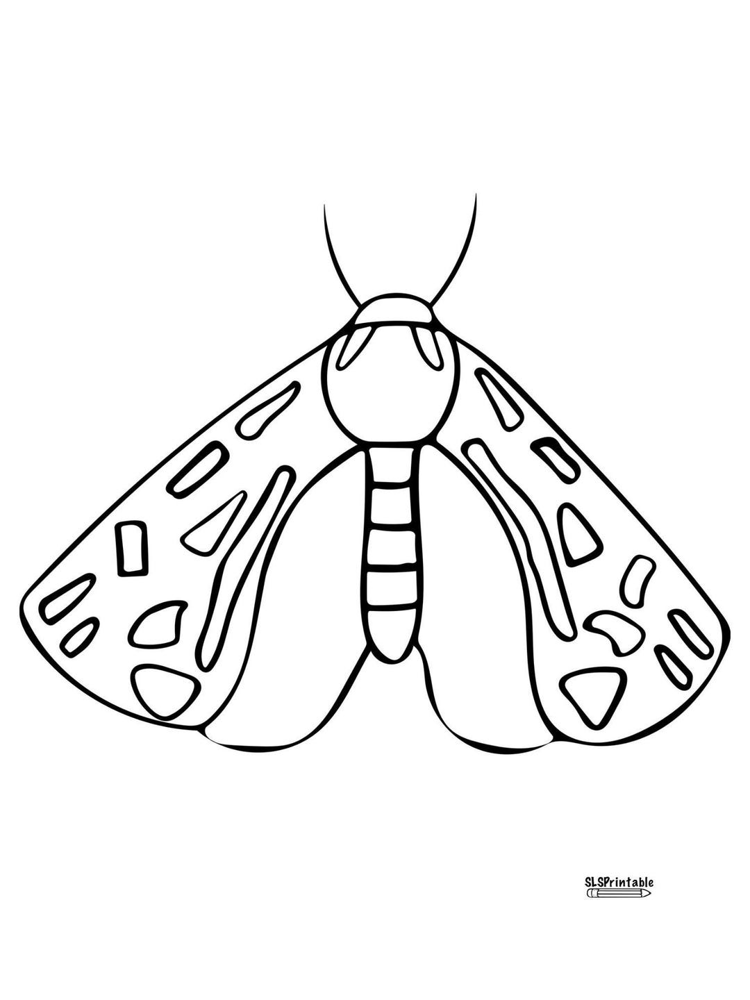 Tiger Moth Download. PNG File in Black and White. Instant Download! - Etsy