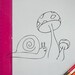 Cute Snail Coloring Page! PNG File in Black and White. Instant Download ...