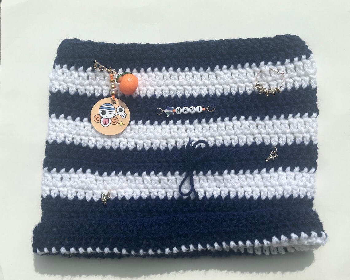 Nami One Piece Crochet Cat Beanie - Etsy