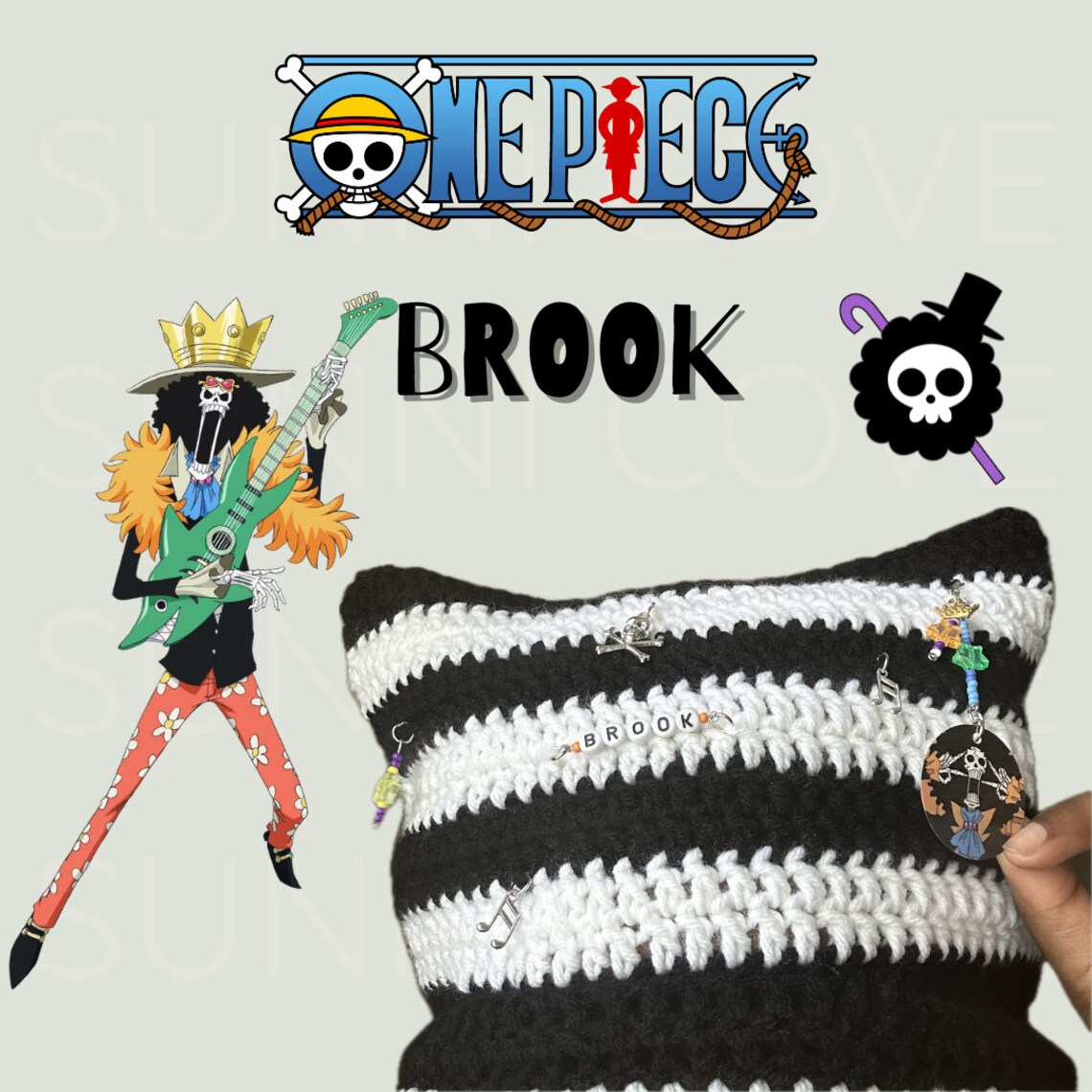 Brook One Piece Crochet Cat Beanie - Etsy