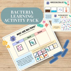 Bacteria Study Pack, Human Anatomy Activity Pack, Science Kids ...