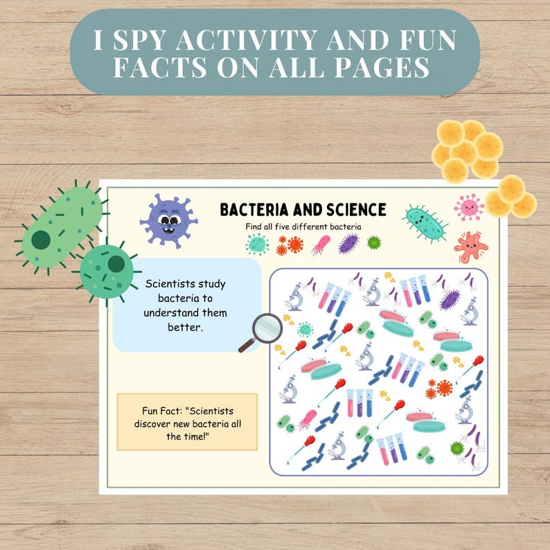 Bacteria Study Pack, Human Anatomy Activity Pack, Science Kids ...