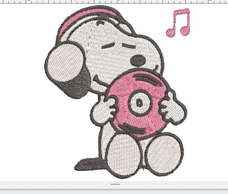 Two Snoopy Embroidery Designs 8 Different Formats *digital Download ...