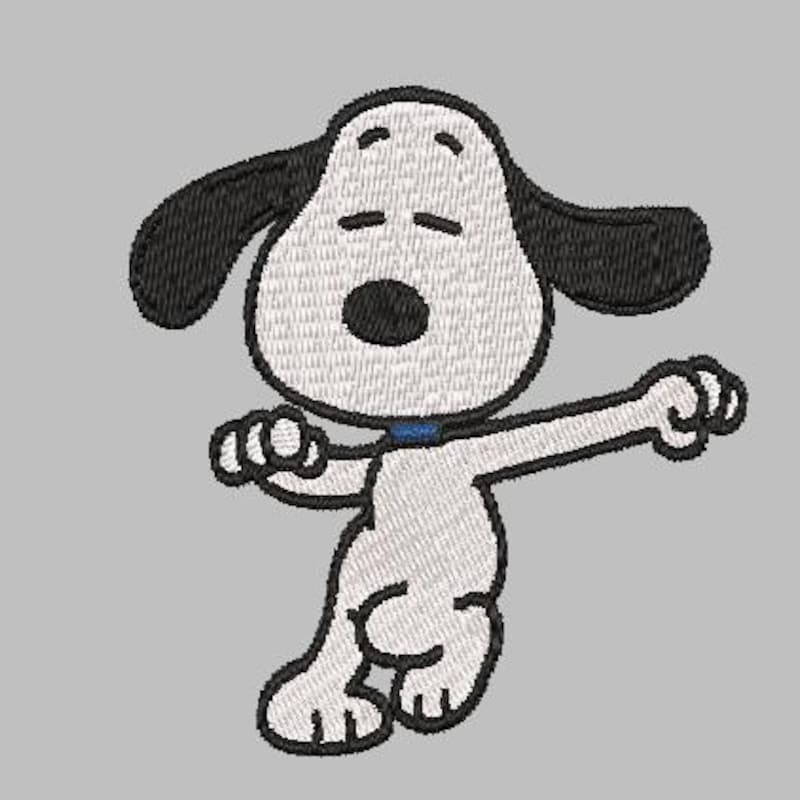 Snoopy Embroidery - Etsy