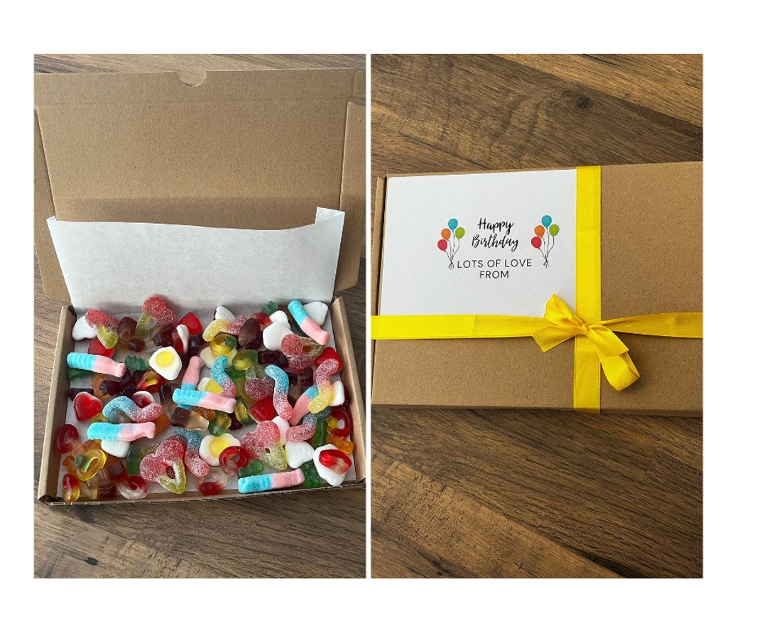 Happy Birthday Sweet Letterbox Gift Personalised - Etsy