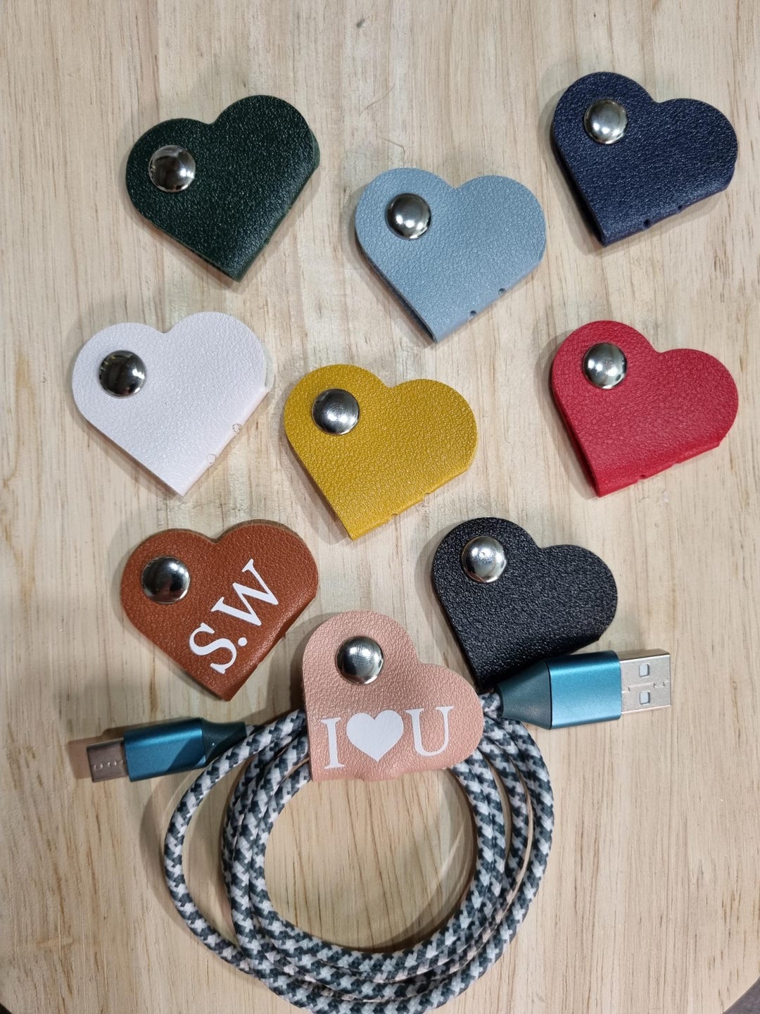 Heart Shaped Cable Holder - Etsy