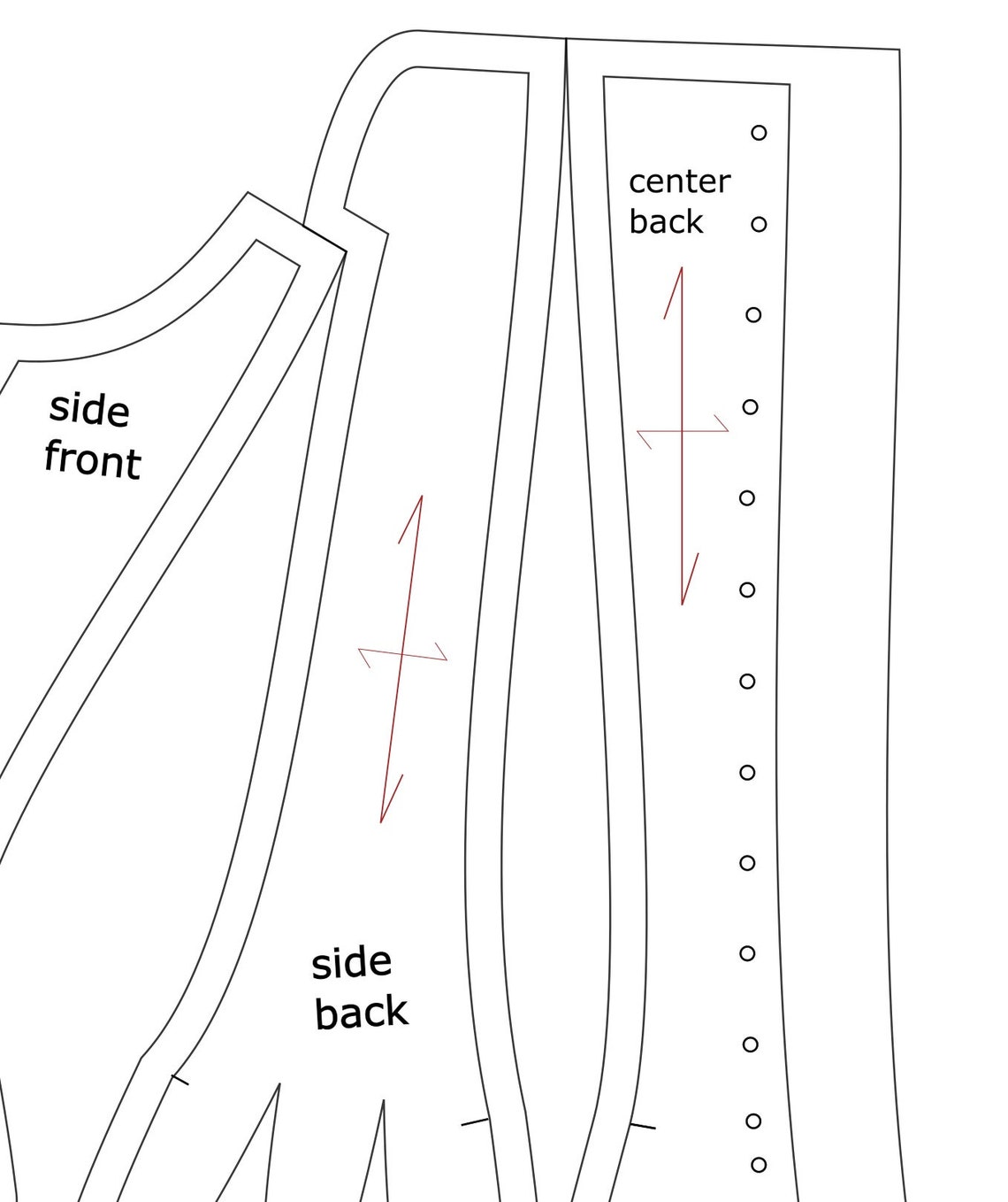 Custom 18th Century Stays Pattern Arc-drafted to Your - Etsy