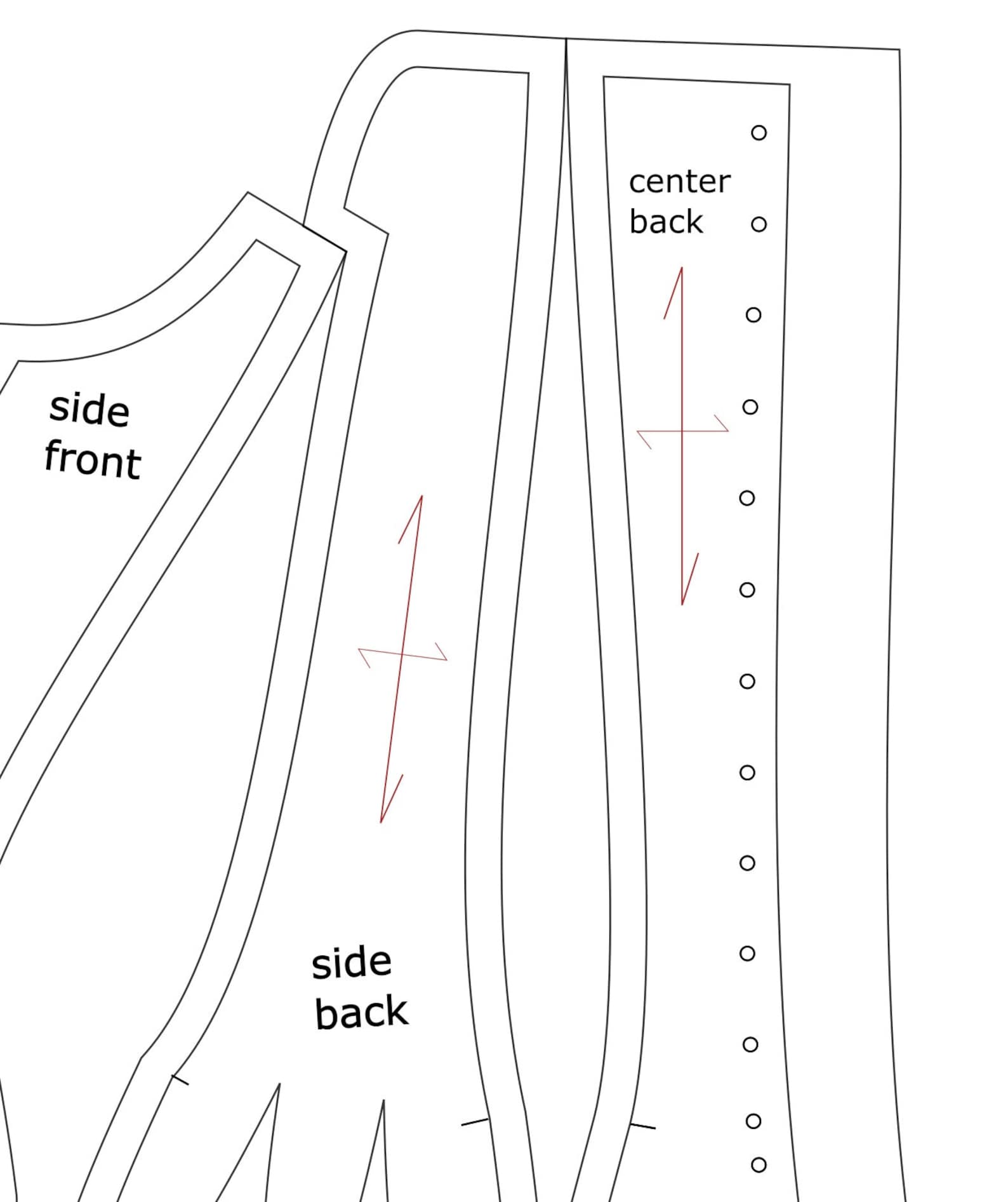 Custom 18th Century Stays Pattern Arc-drafted to Your | Etsy